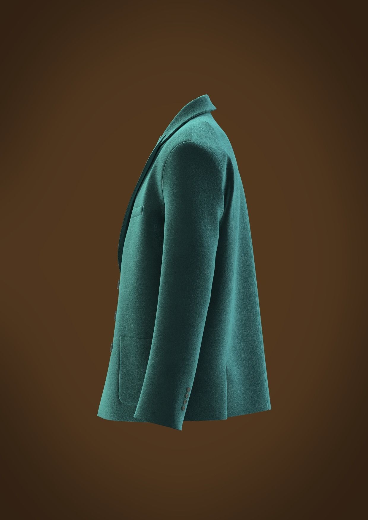 Velvet blazer men 3D CLo Charactor Clothes 3D model | CGTrader
