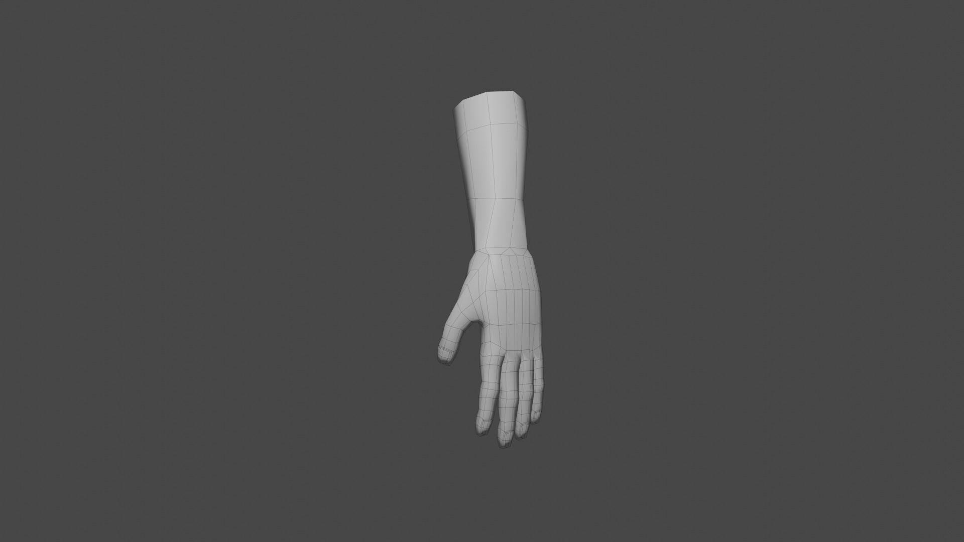 Basic Hand model 3D model | CGTrader