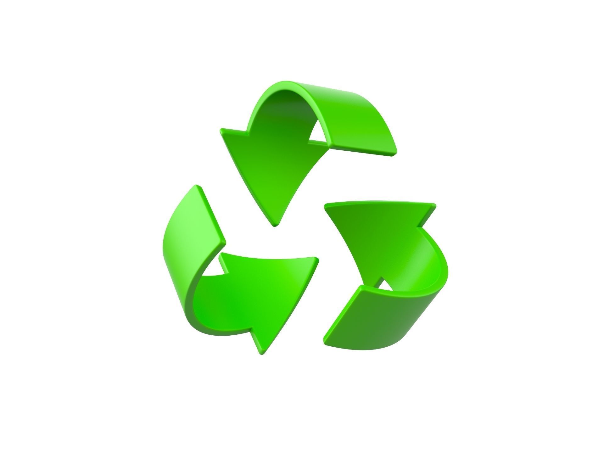 Symbol005 Recycle 3D model | CGTrader