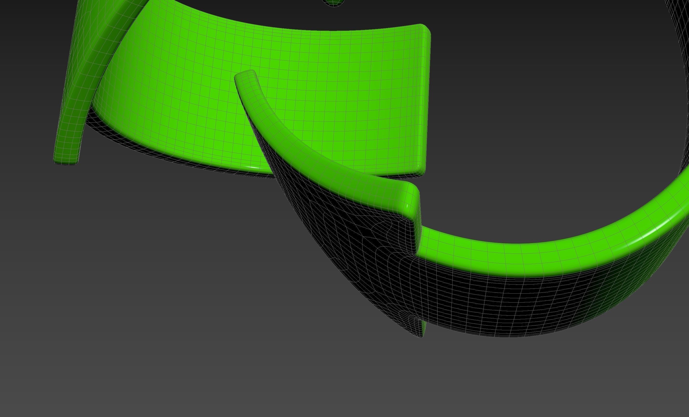 Symbol005 Recycle 3D model | CGTrader