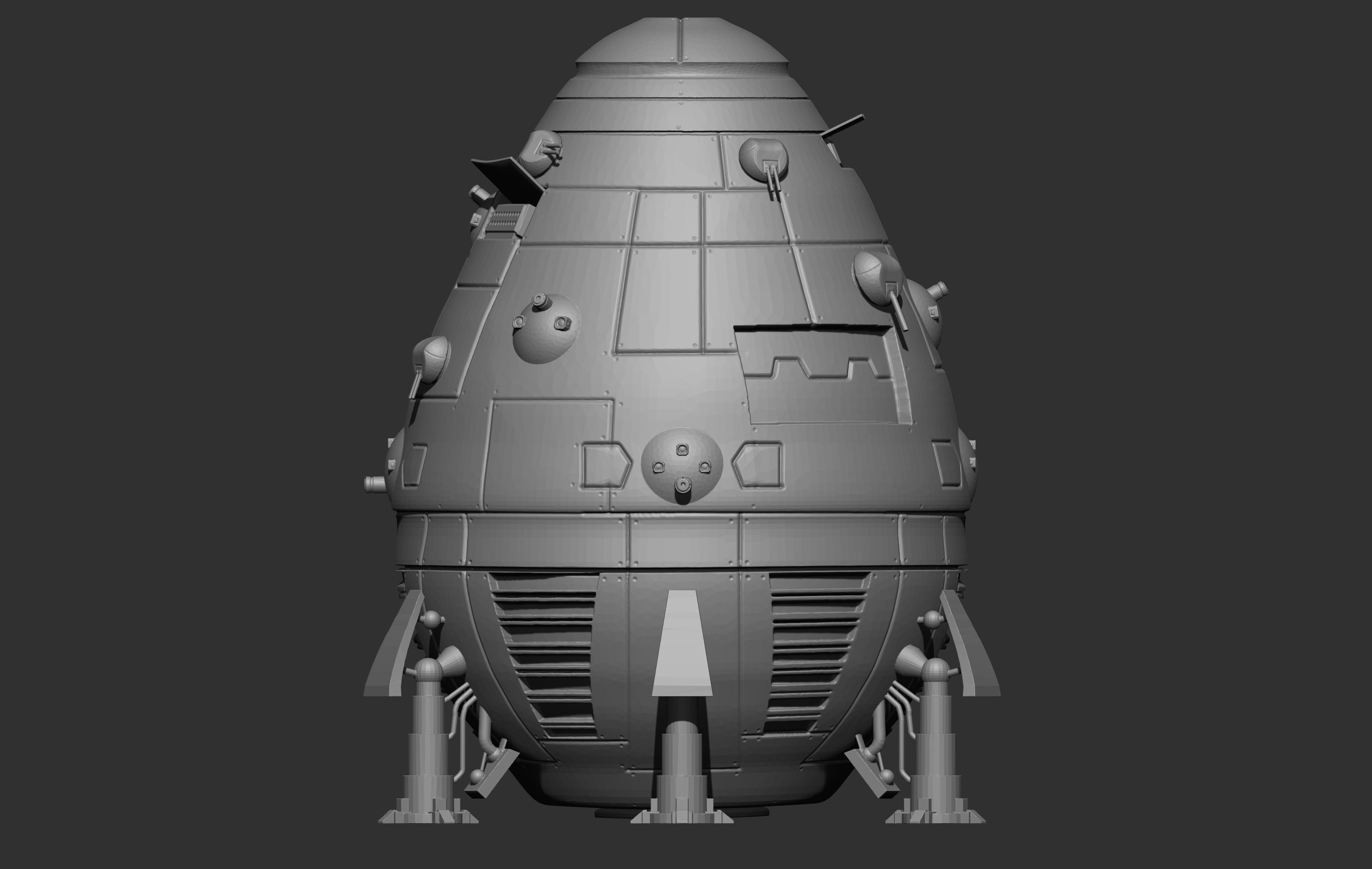 3D BattleTech Ship 3D model 3D printable | CGTrader