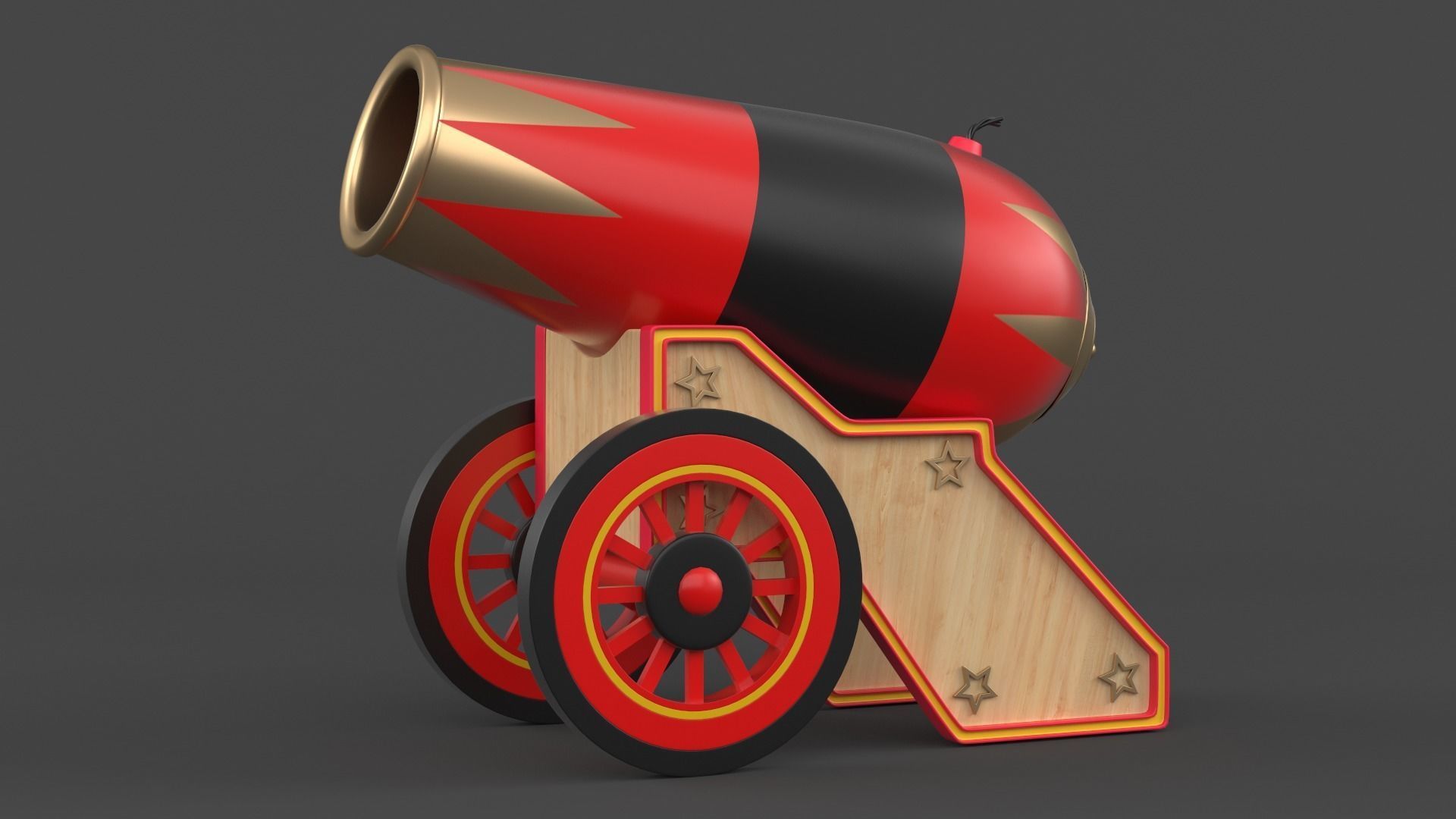 Circus Cannon 3D model | CGTrader