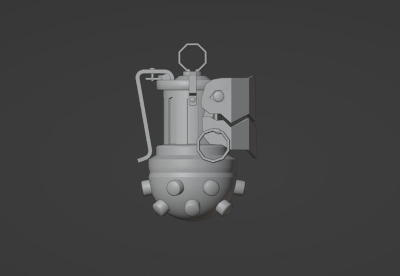 3D model Grenade Jinks VR / AR / low-poly | CGTrader