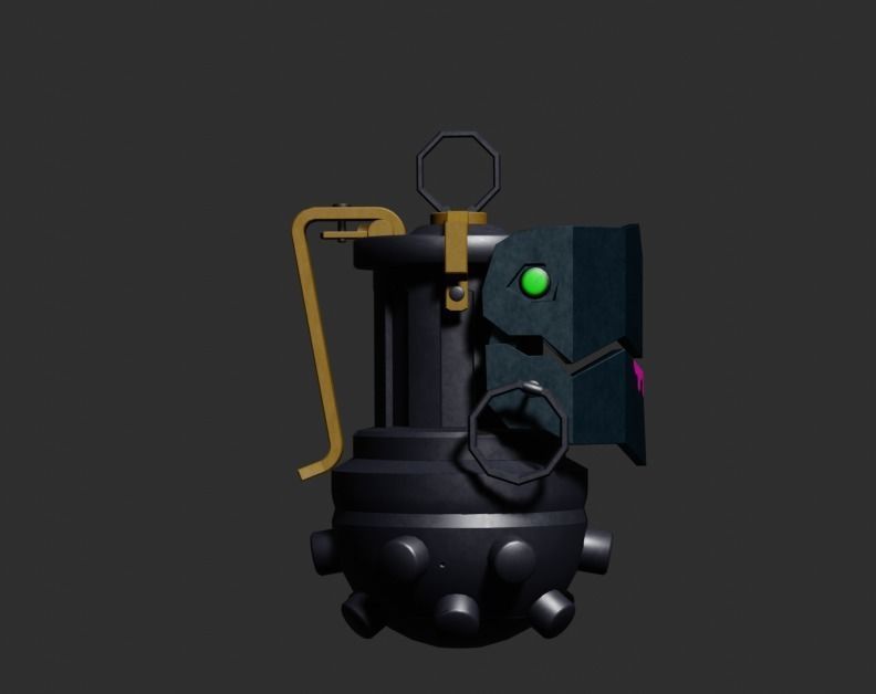 3D model Grenade Jinks VR / AR / low-poly | CGTrader