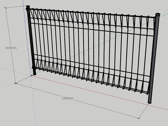 FENCE BRC-1 free 3D model | CGTrader