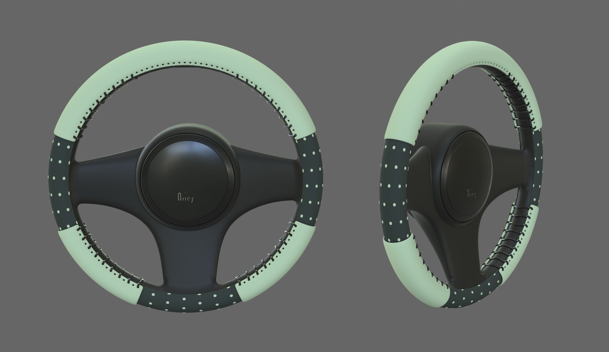 Rudder steering wheel cover 3D model | CGTrader