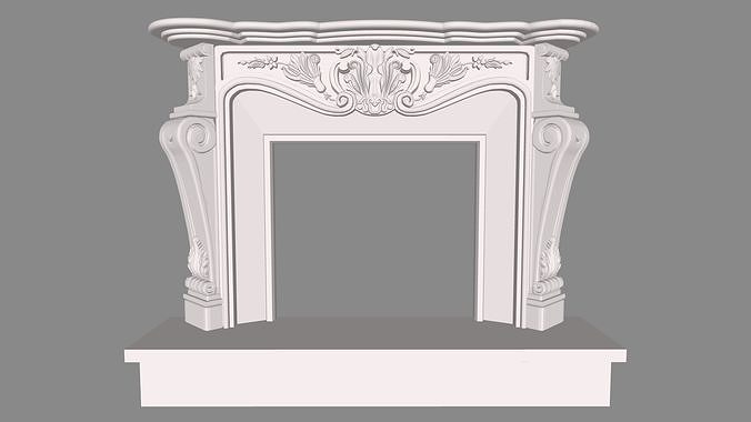 Fireplace 002 3D Model 3D model 3D printable | CGTrader