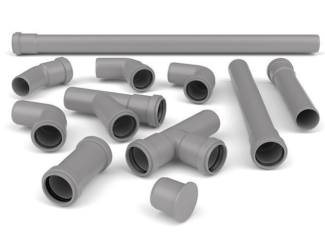 Sewer pipes vol 01 3D model | CGTrader