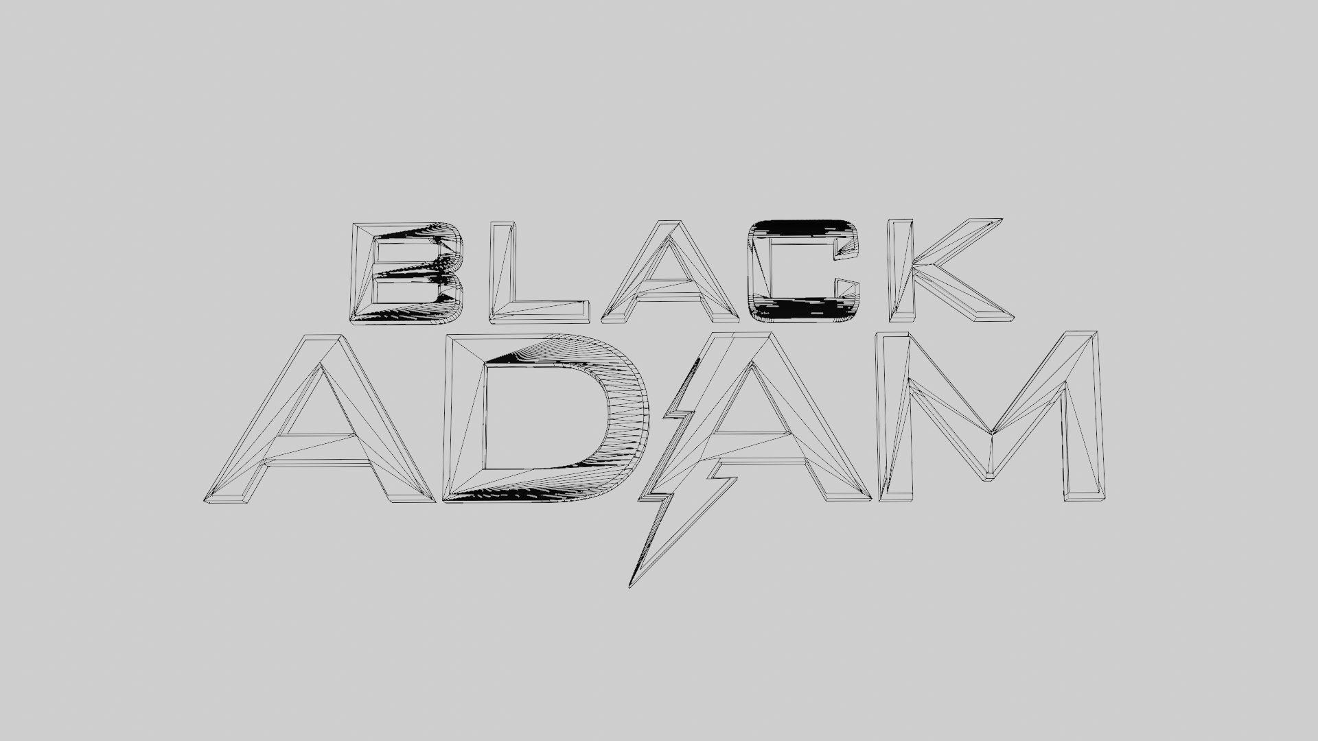 Black Adam - Custom Name - FREE free VR / AR / low-poly 3D model | CGTrader