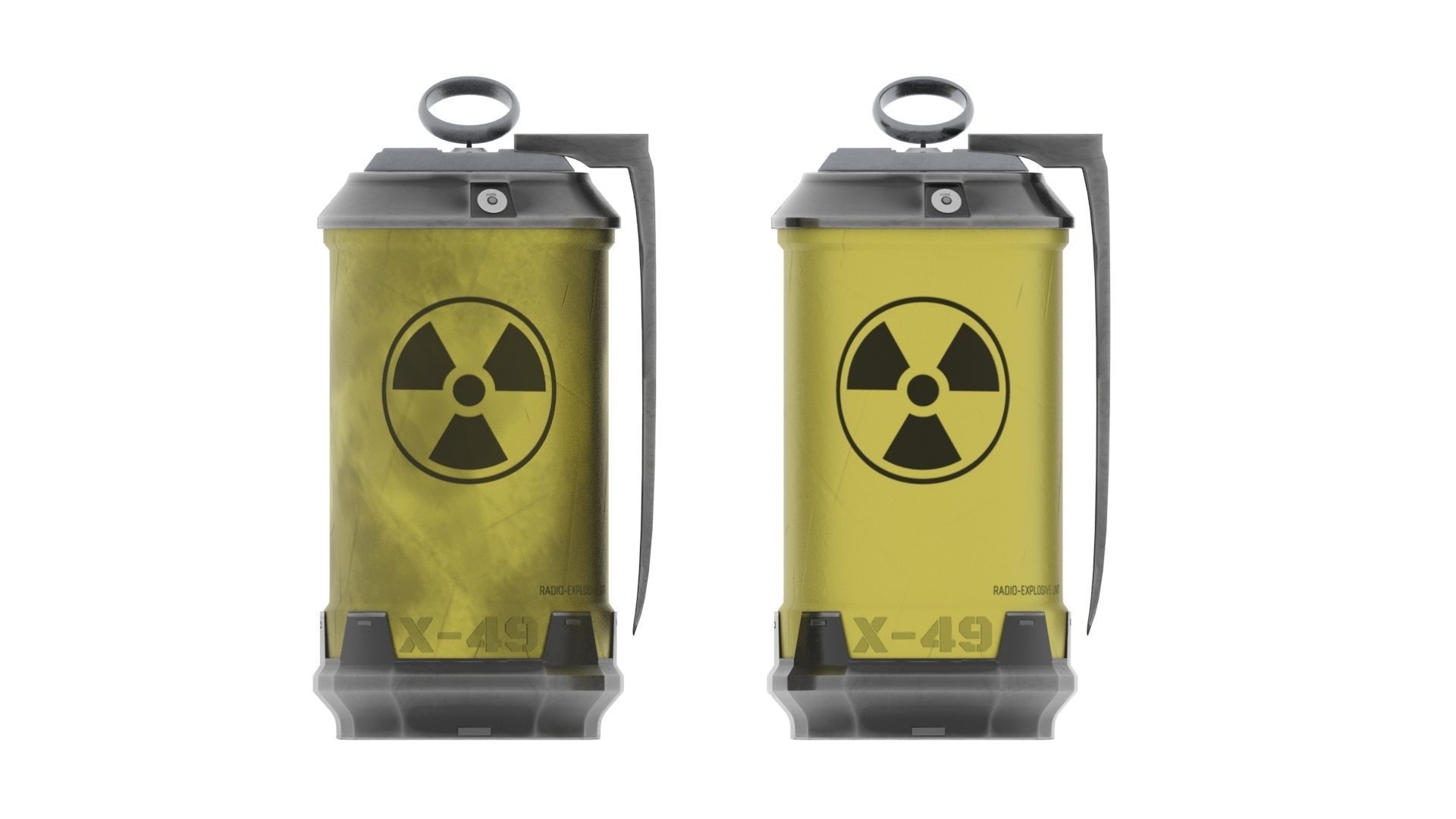 3D model Futuristic Atomic Grenade VR / AR / low-poly | CGTrader