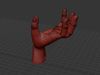 thing hand addams 3D model 3D printable | CGTrader