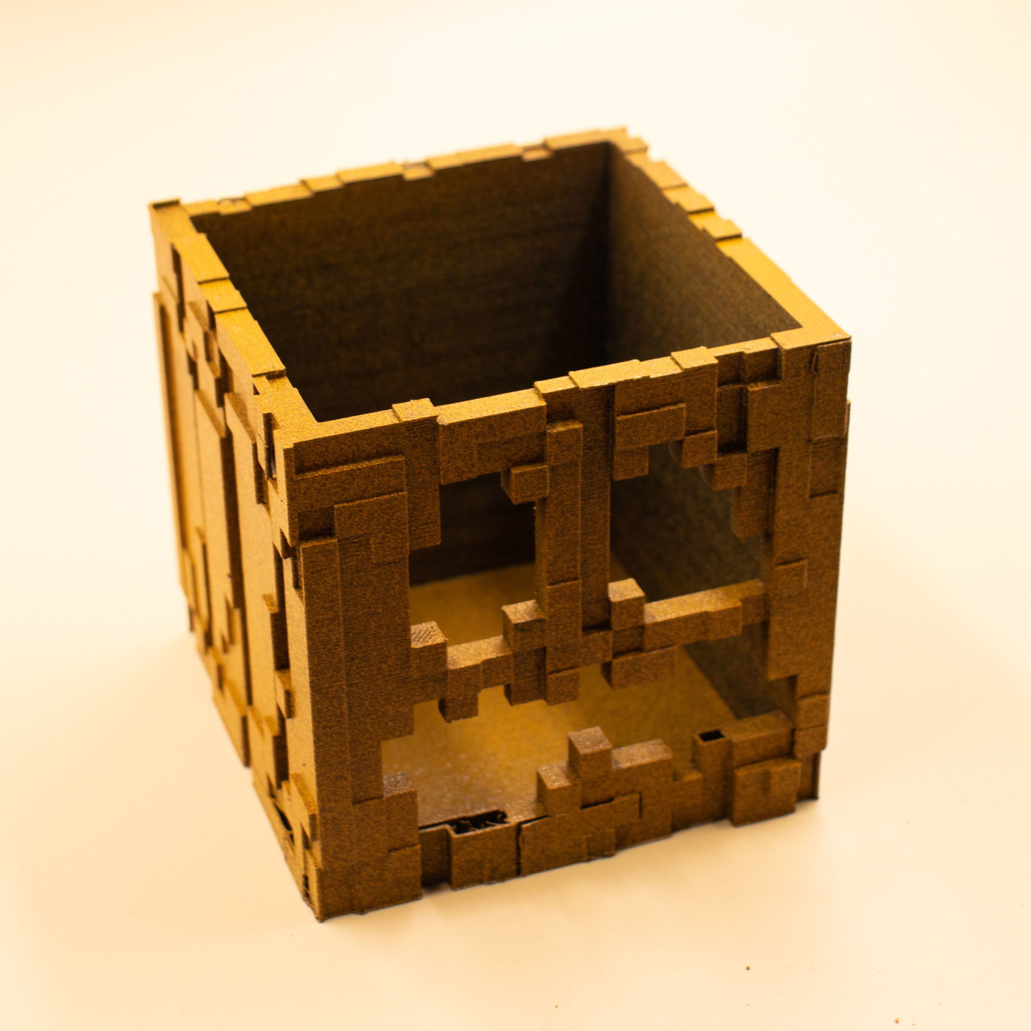 Minecraft Pumpkin Pen Holder Halloween Organizer Tool Holder 3D model ...