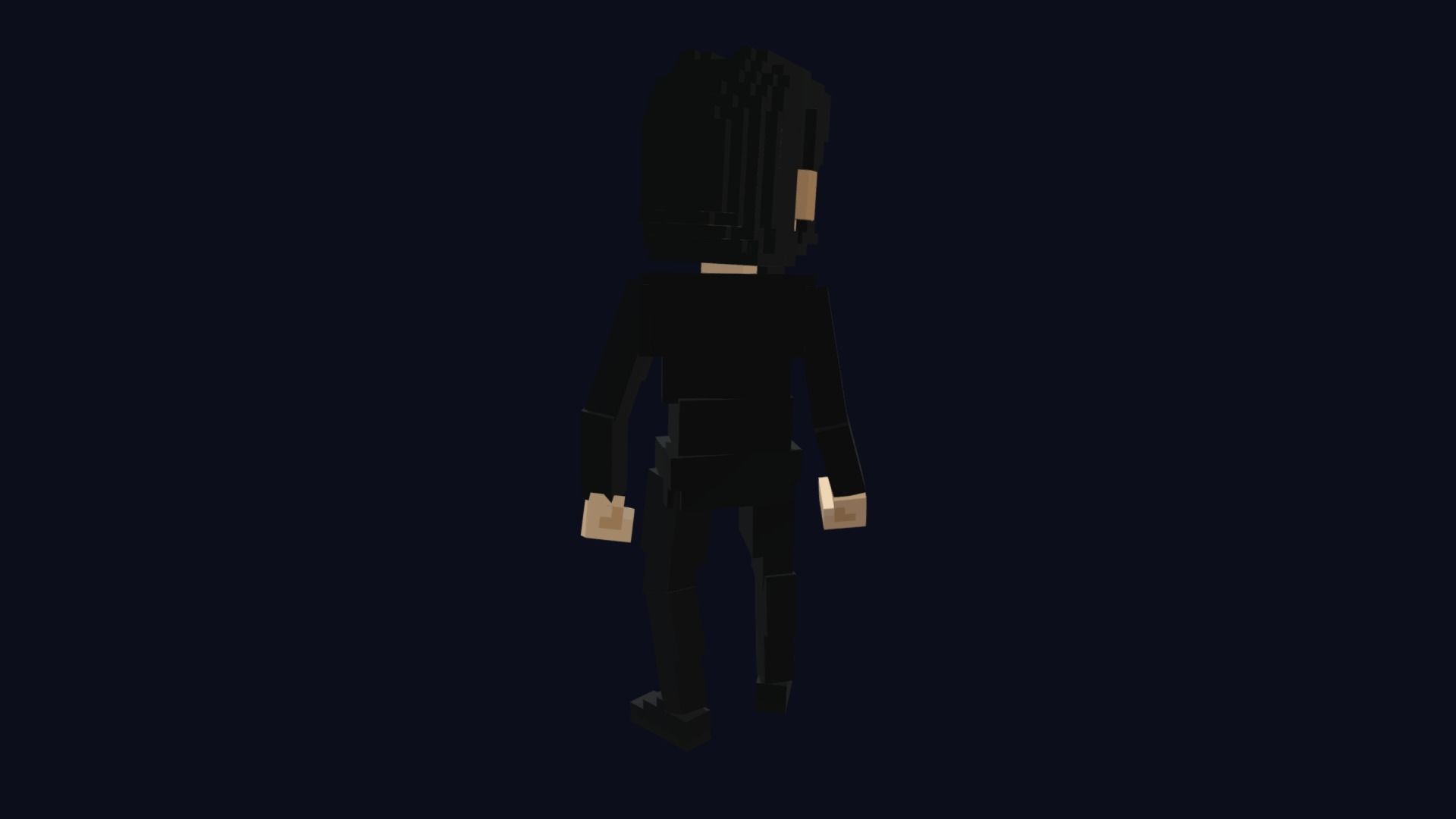 3D model Hitman Character - 3D Voxel Model VR / AR / low-poly | CGTrader