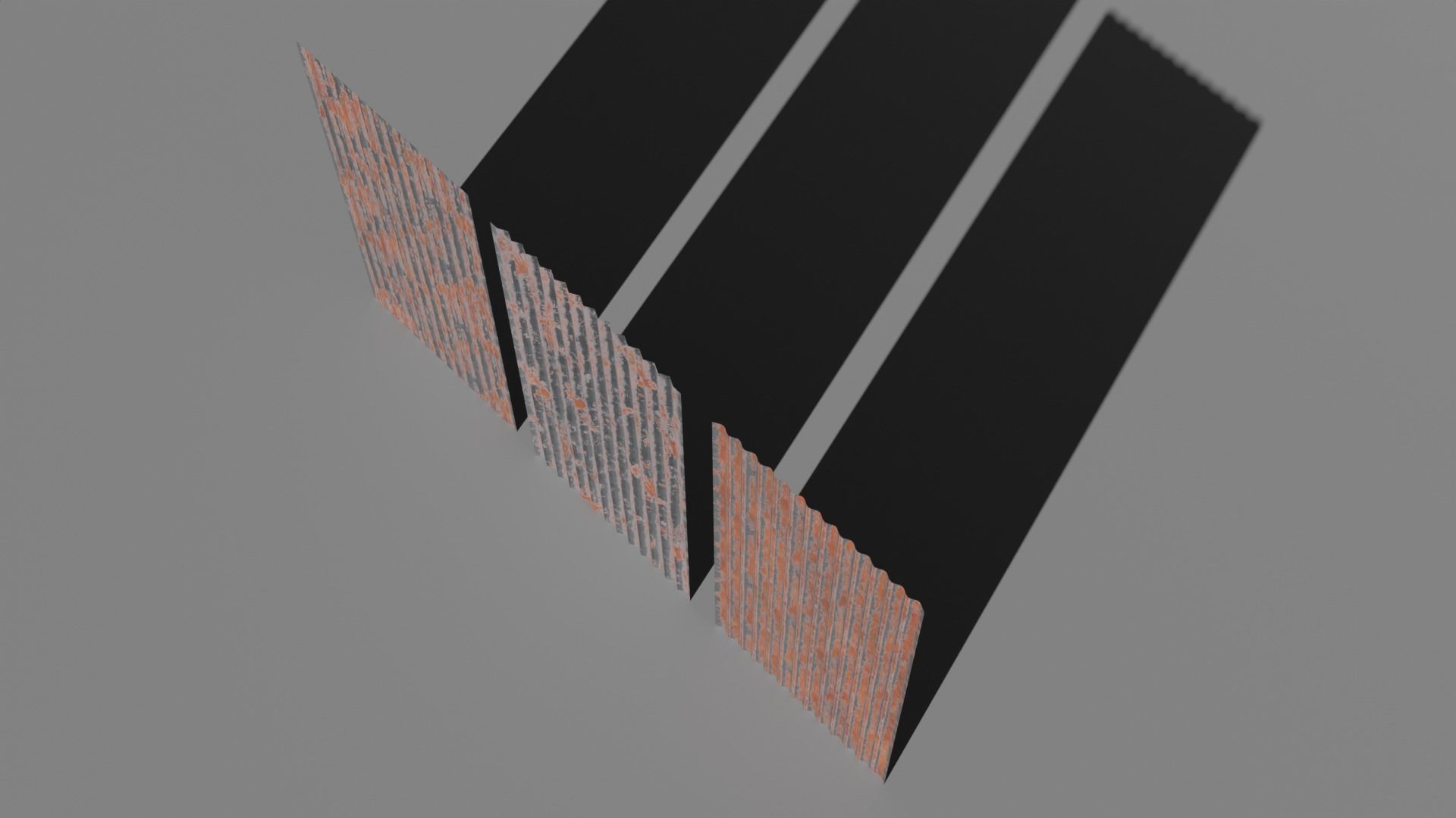 3D model Corrugated Galvanized Sheets VR / AR / low-poly | CGTrader