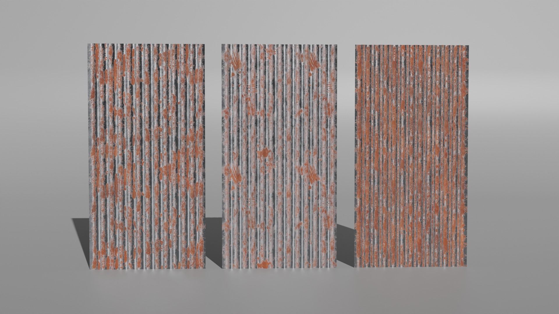 3D model Corrugated Galvanized Sheets VR / AR / low-poly | CGTrader