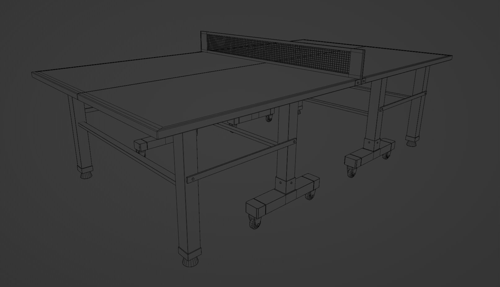 ping-pong table free VR / AR / low-poly 3D model | CGTrader
