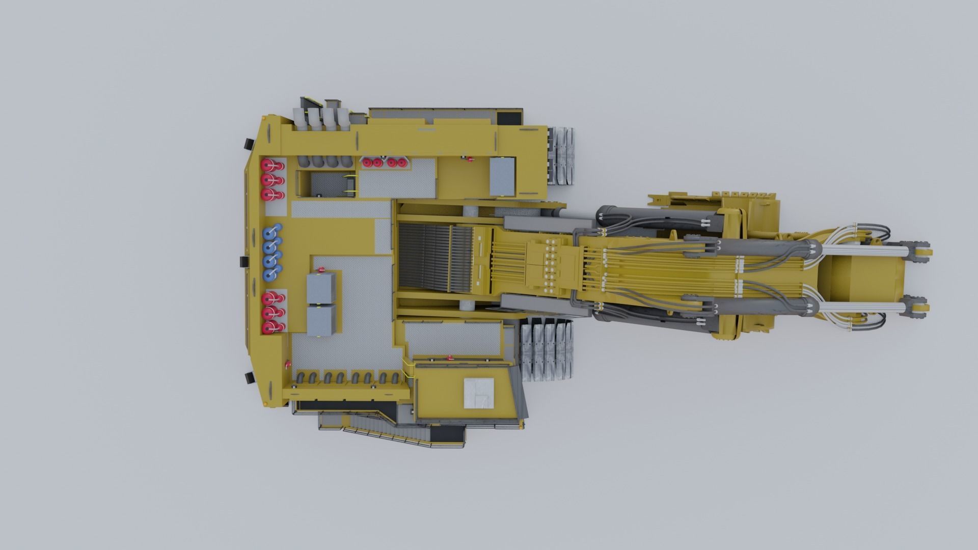 Excavator Construction Vehicle 3D model | CGTrader