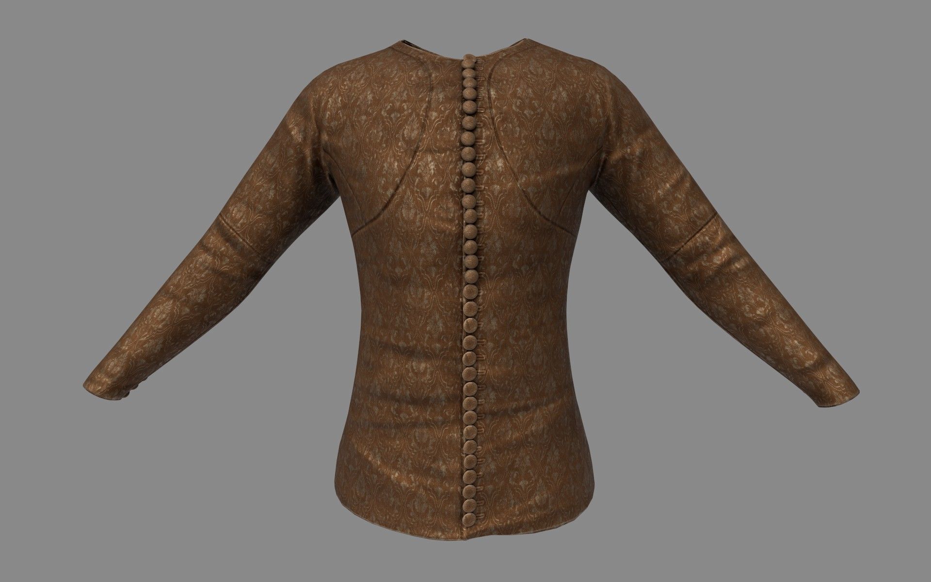 3D model Medieval Doublet01 14th century VR / AR / low-poly | CGTrader