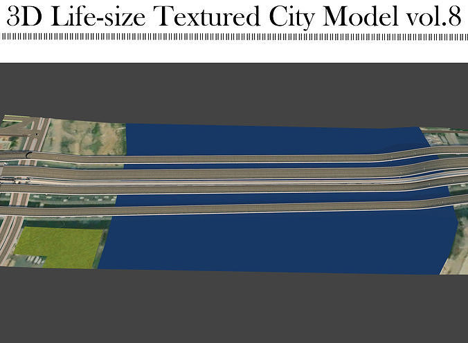 3D model Life-size Textured City Model vol 8 VR / AR / low-poly | CGTrader
