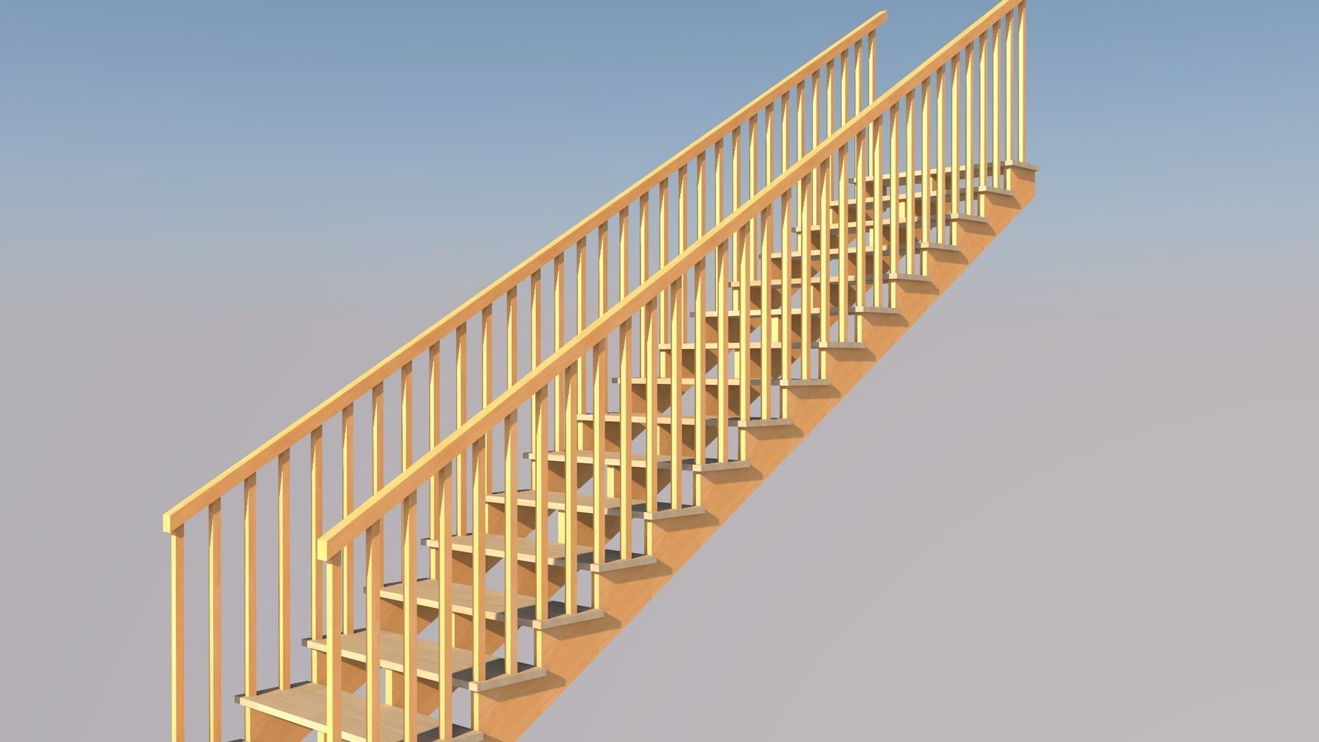 Stairs 3D Model vol 1 free VR / AR / low-poly 3D model | CGTrader