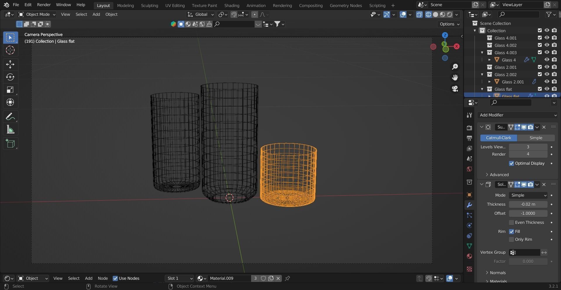 3D model GLASS- pbr low poly asset VR / AR / low-poly | CGTrader