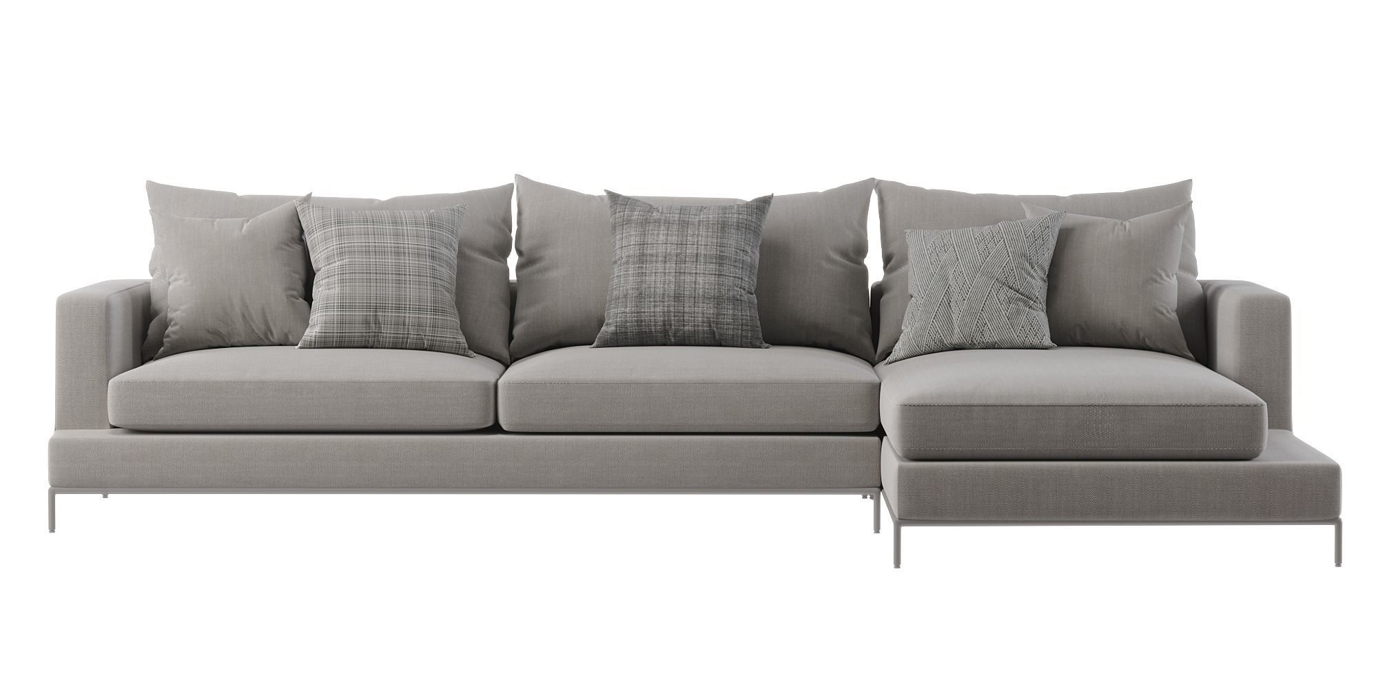 Soho Concept Simena Sectional Sofa 3D model | CGTrader