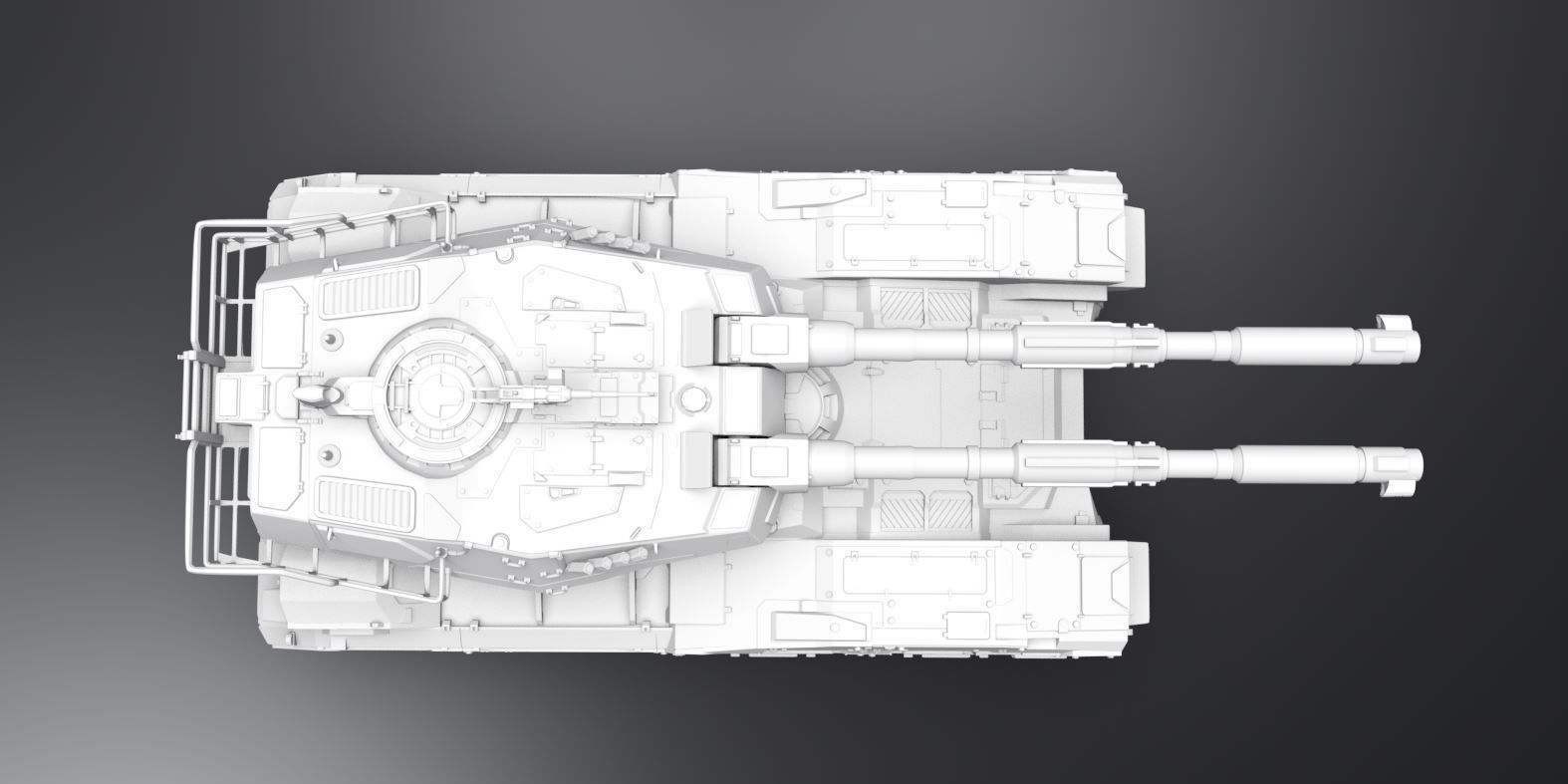 M61A5 Semovente Scale model 3D model 3D printable | CGTrader