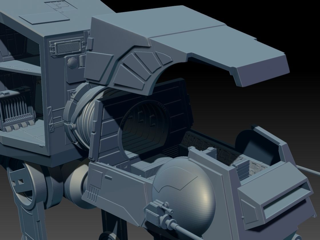 ATAT 3d Model playset 3D model 3D printable | CGTrader