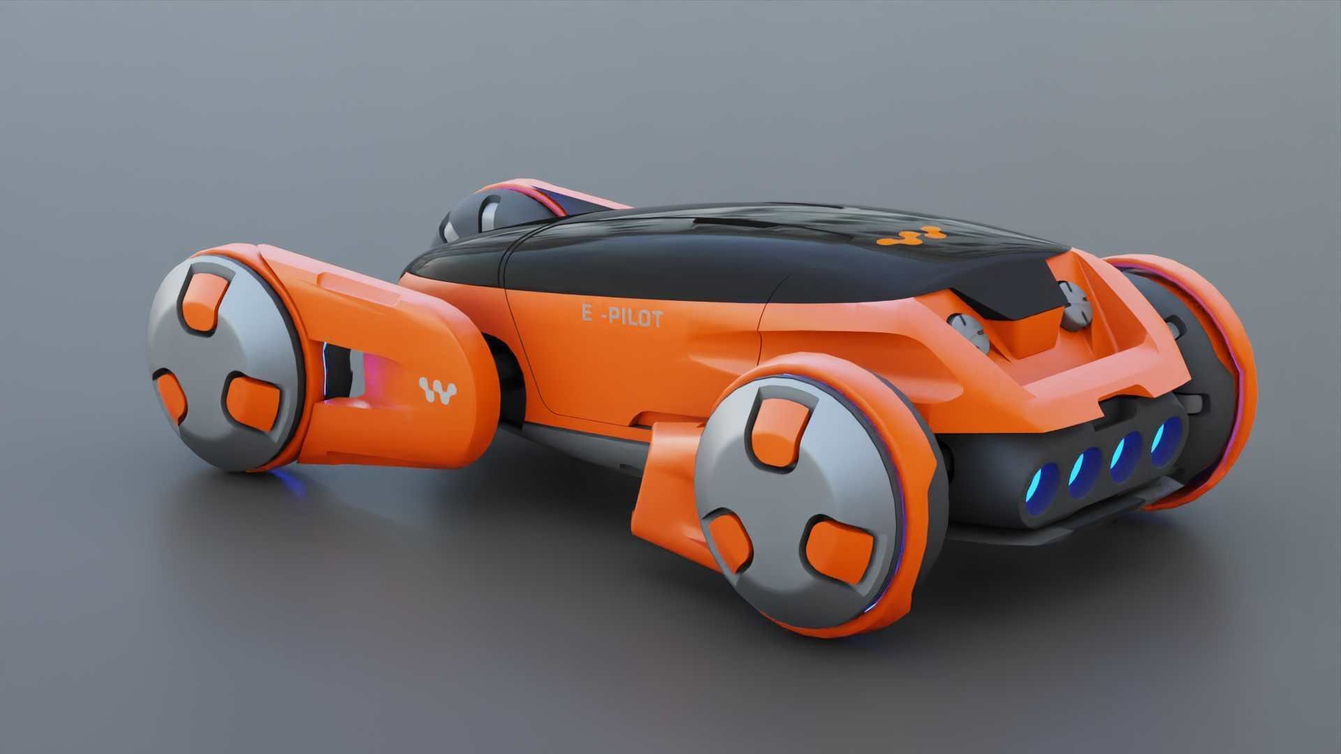 ORBIT VEHICLE RIGGED 3D model rigged | CGTrader