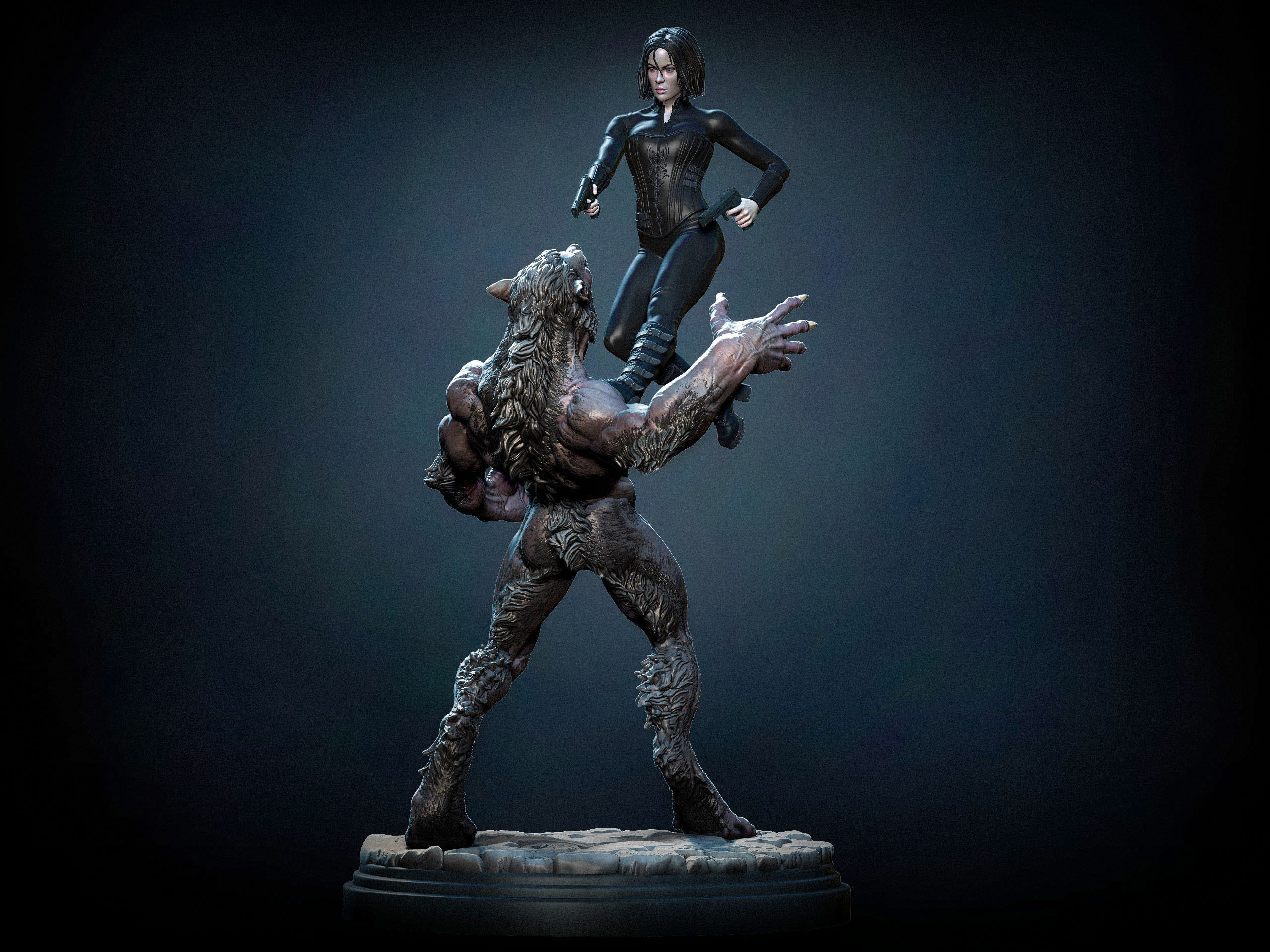 Selene vs Lycan 3D model 3D printable | CGTrader