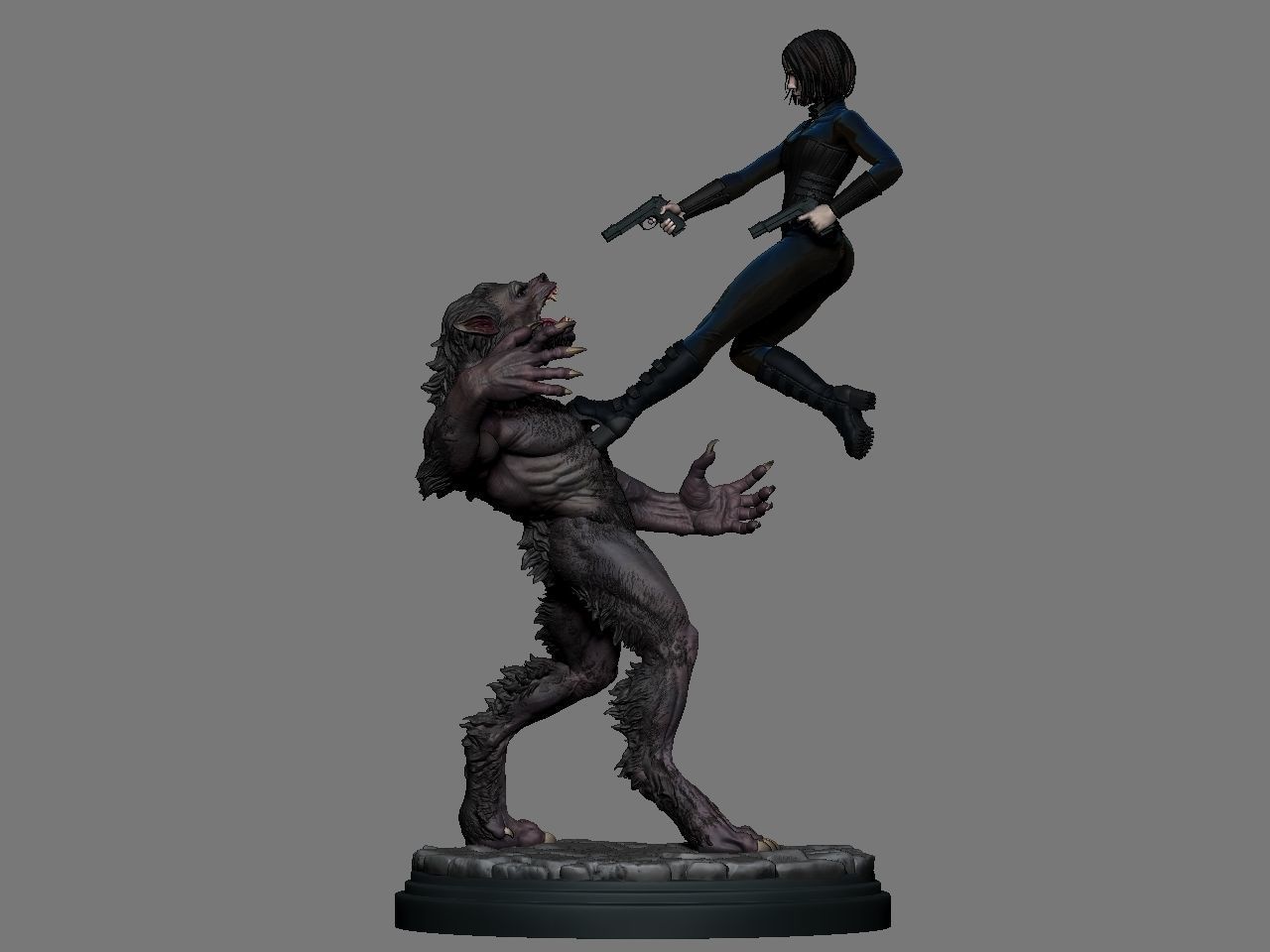 Selene vs Lycan 3D model 3D printable | CGTrader