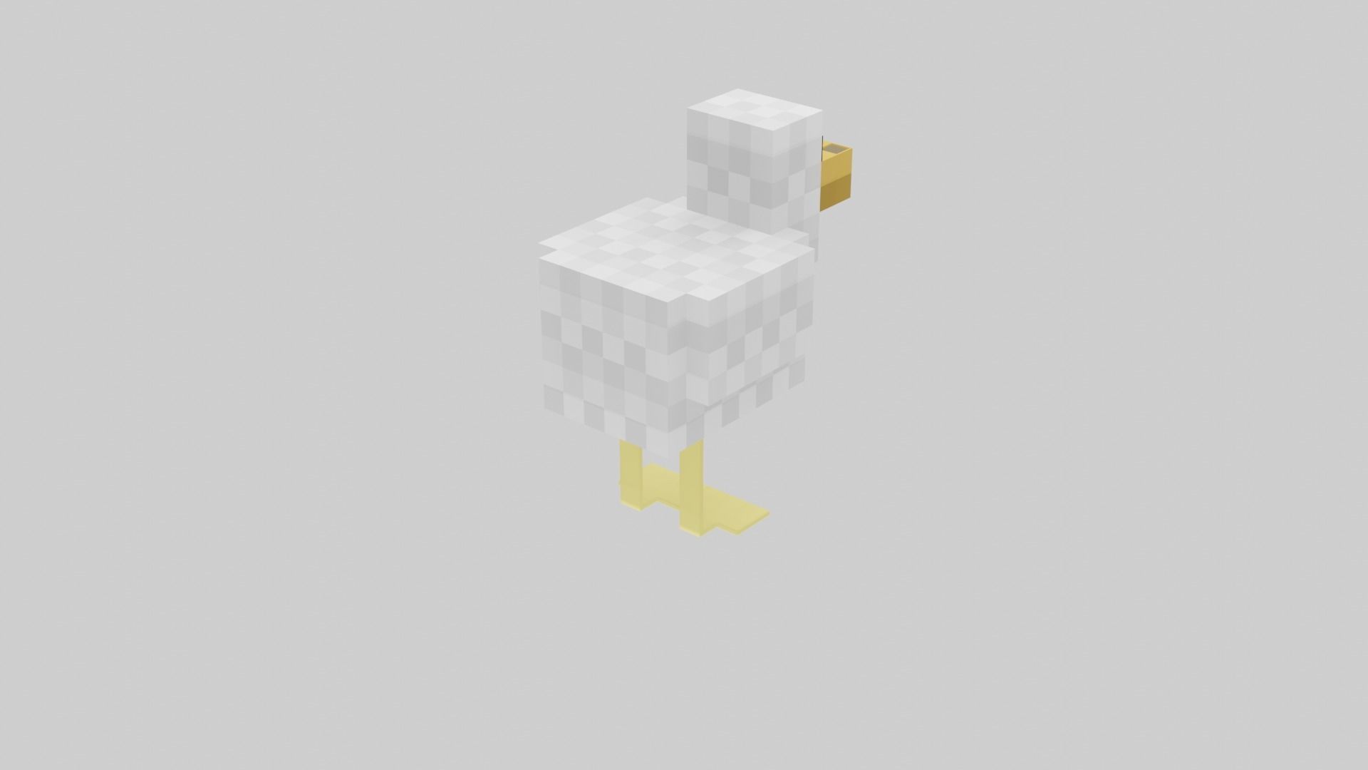 3D model Minecraft chicken VR / AR / low-poly | CGTrader
