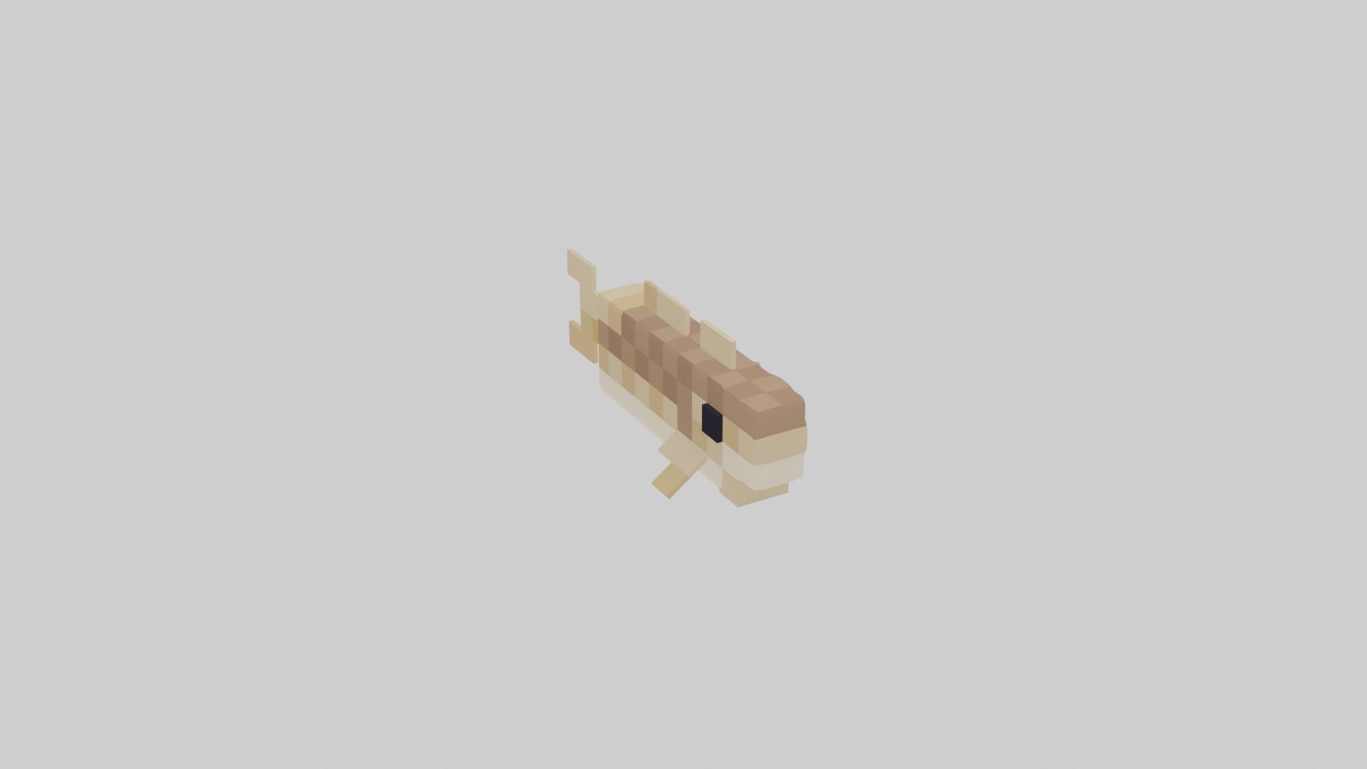 3D model Minecraft Cod VR / AR / low-poly | CGTrader