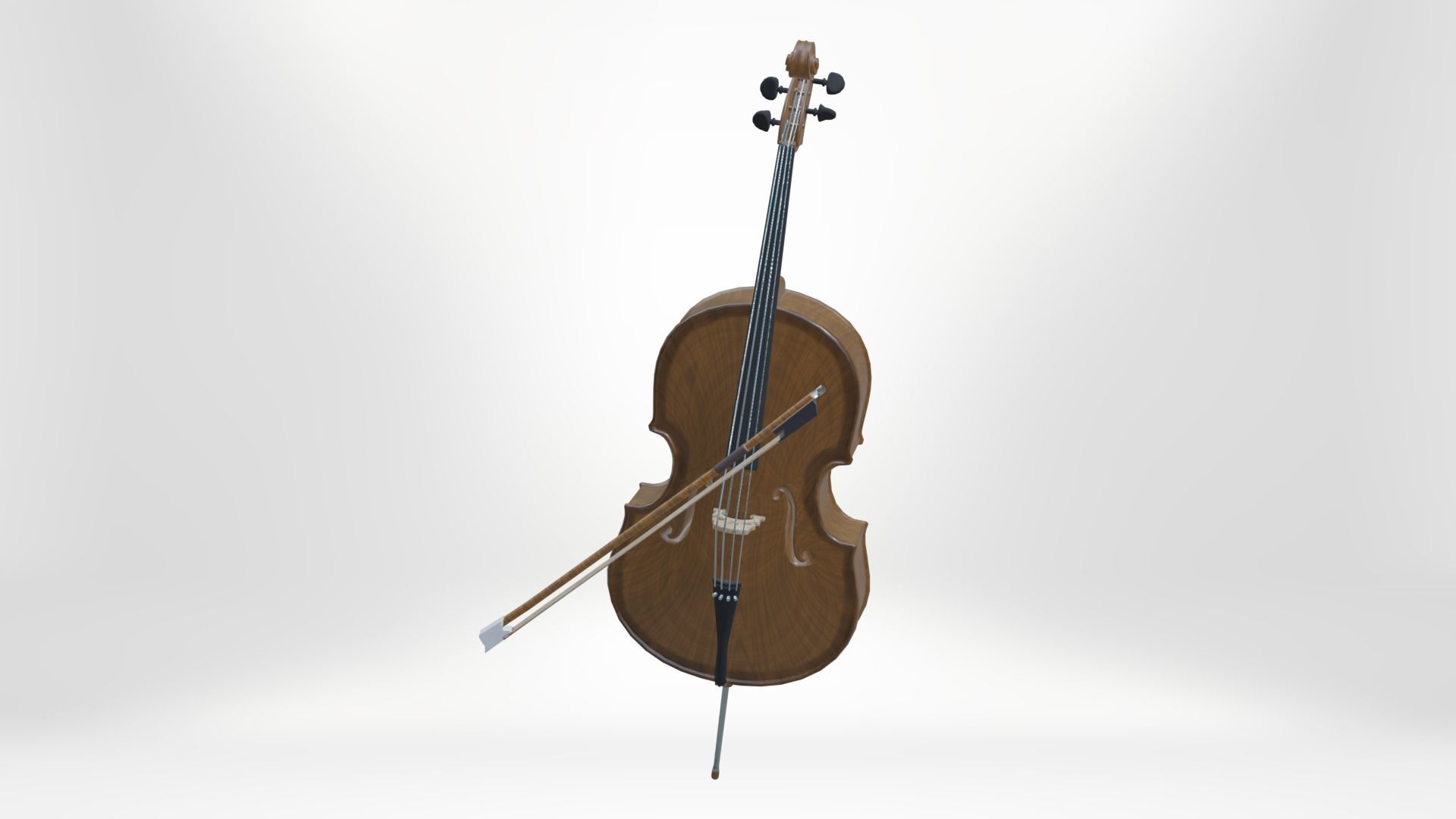 3D model Cello - Violoncello VR / AR / low-poly | CGTrader
