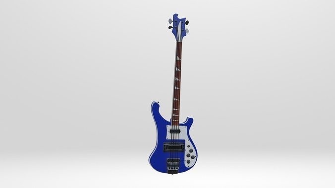 3D model Electric Bass VR / AR / low-poly | CGTrader