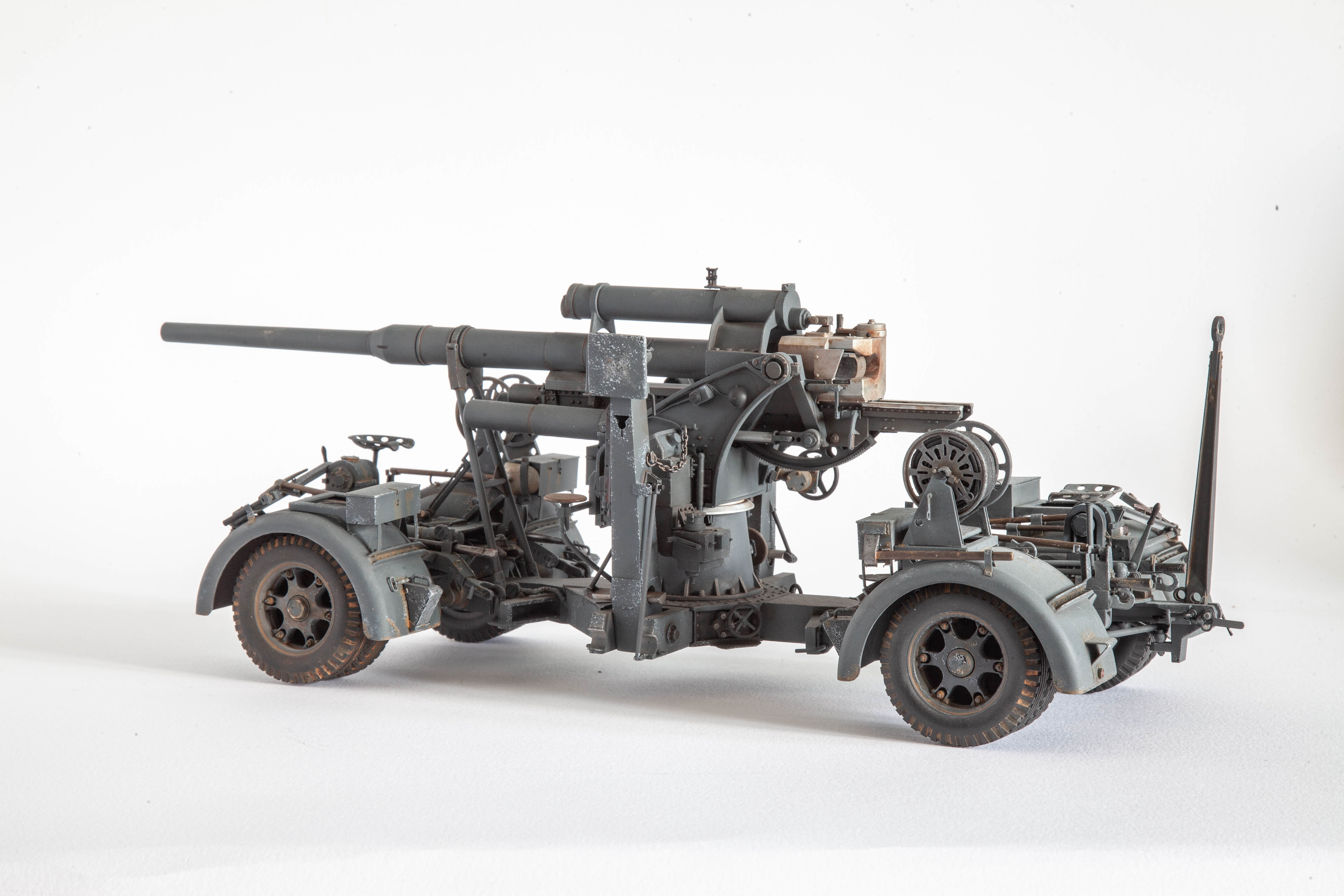 Flak 36 German anti-aircraft gun 3D print model BASIC MODEL 3D model 3D ...