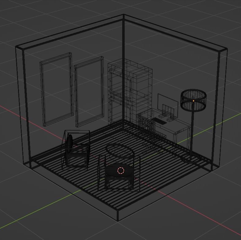Simple Office 3D model | CGTrader