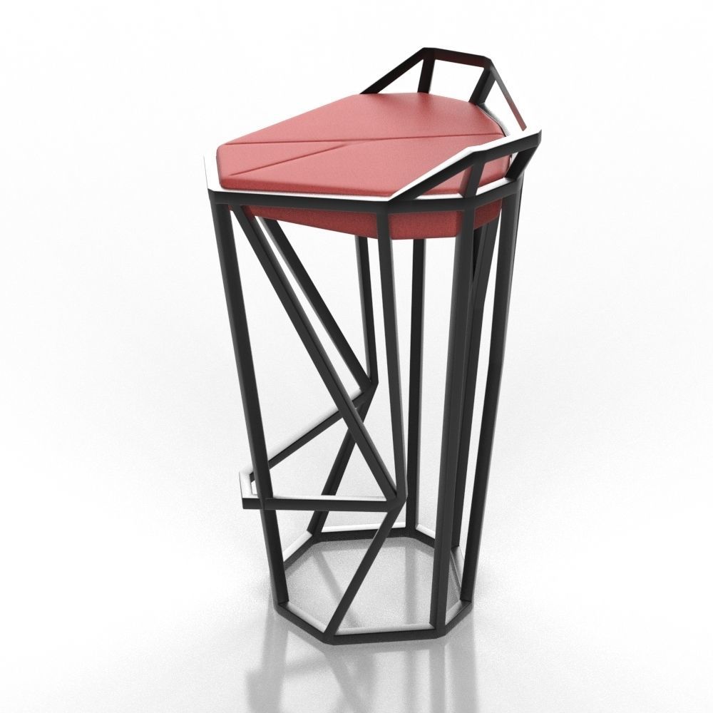 Bar chair octa 3D model | CGTrader