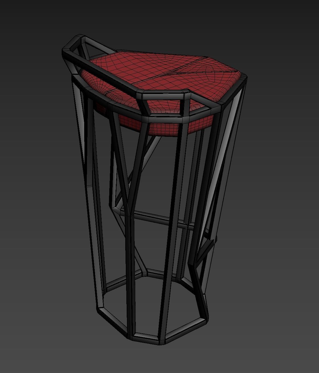 Bar chair octa 3D model | CGTrader