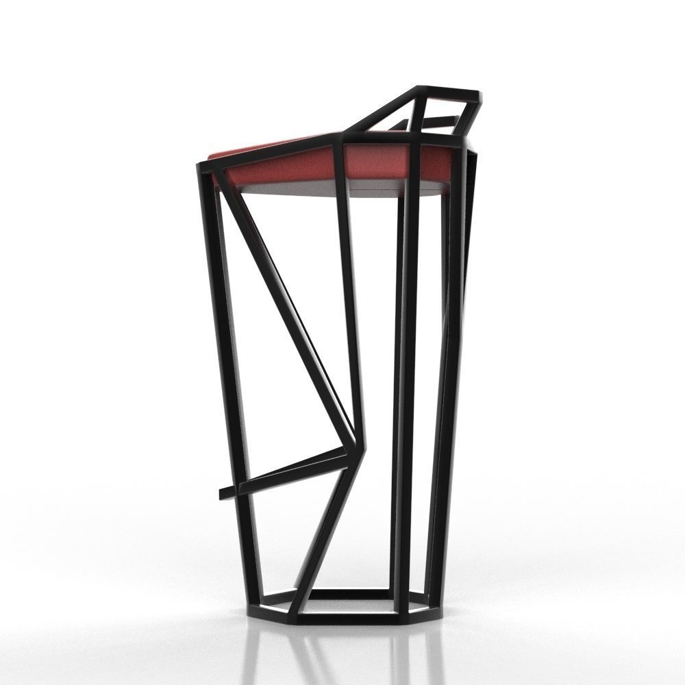 Bar chair octa 3D model | CGTrader