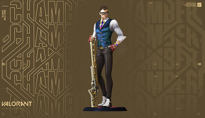 Chamber Valorant 3D model 3D printable | CGTrader