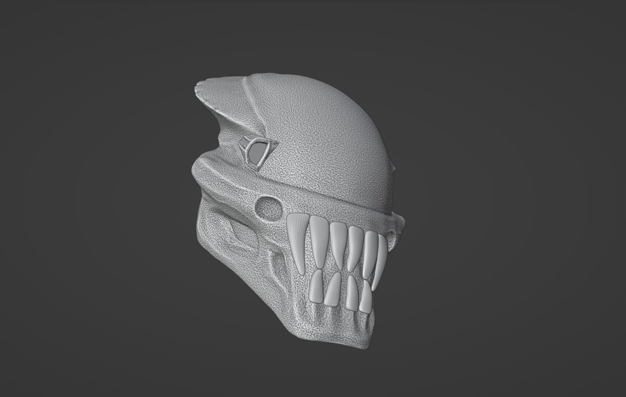 Predator Xenomorph mask 3D model 3D printable | CGTrader