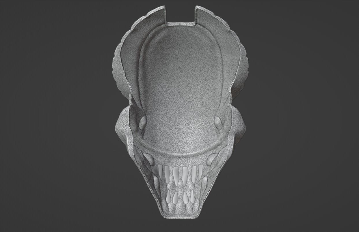 Predator Xenomorph mask 3D model 3D printable | CGTrader