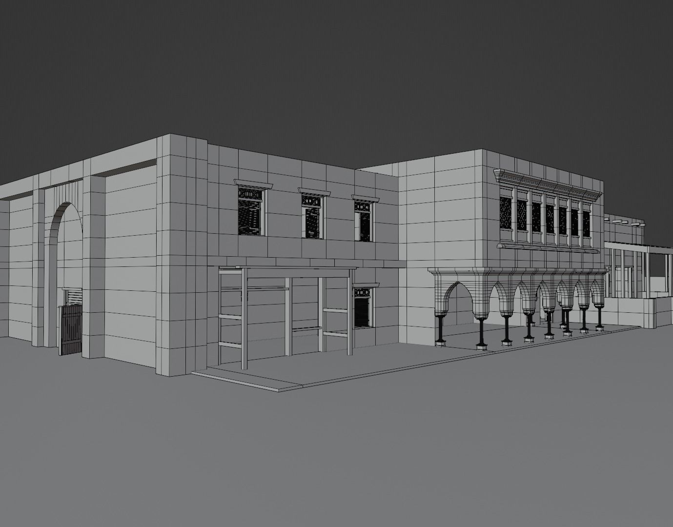 ancient desert building 3D model | CGTrader