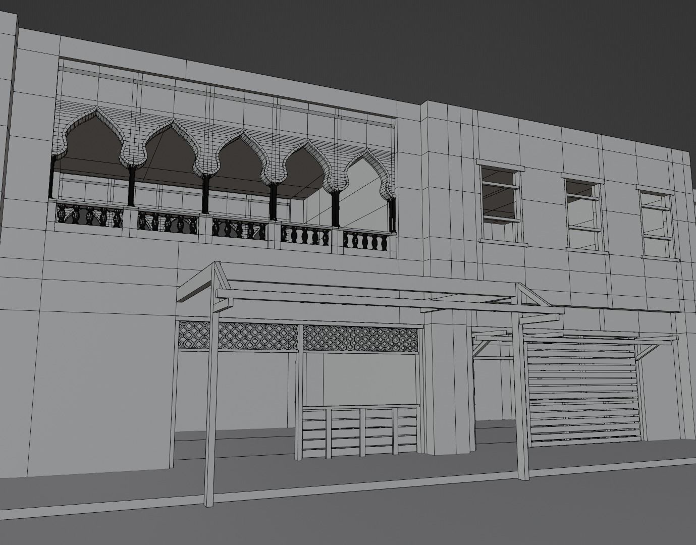 ancient desert building 3D model | CGTrader