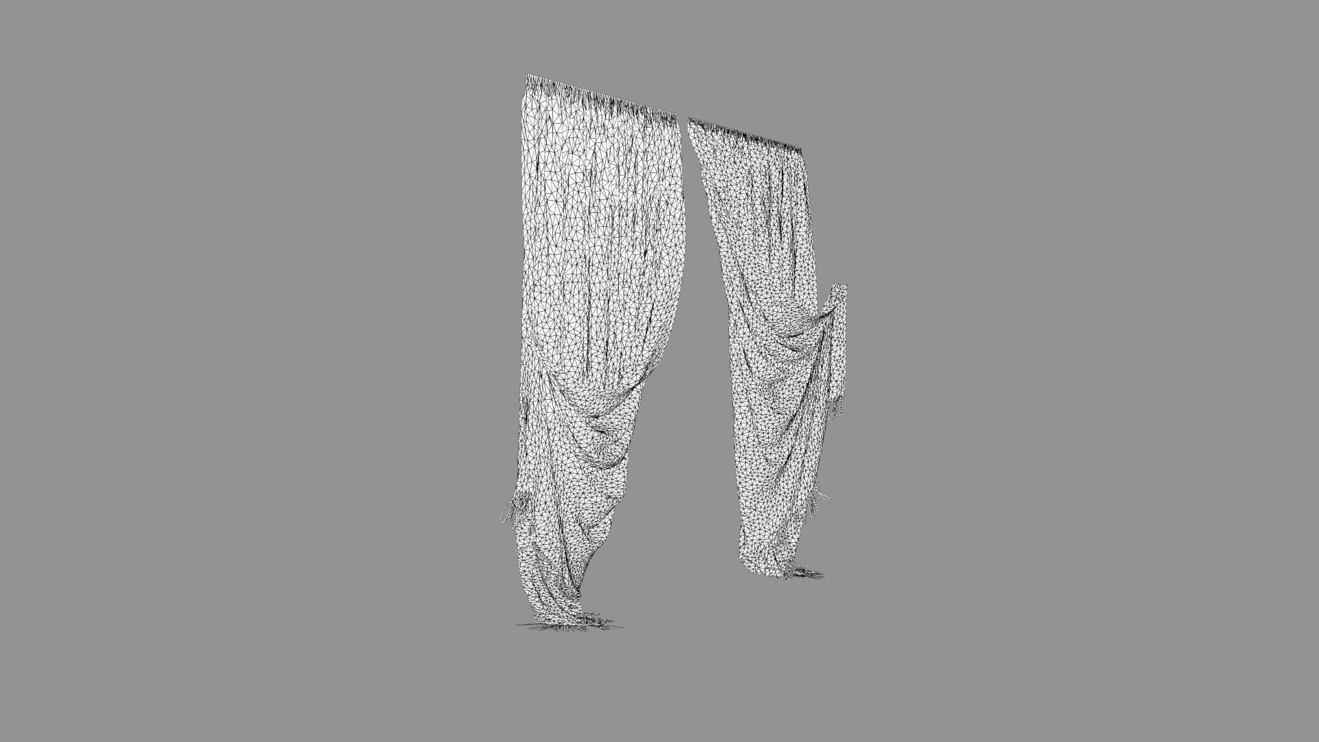 3D model Curtain 3D Asset VR / AR / low-poly | CGTrader