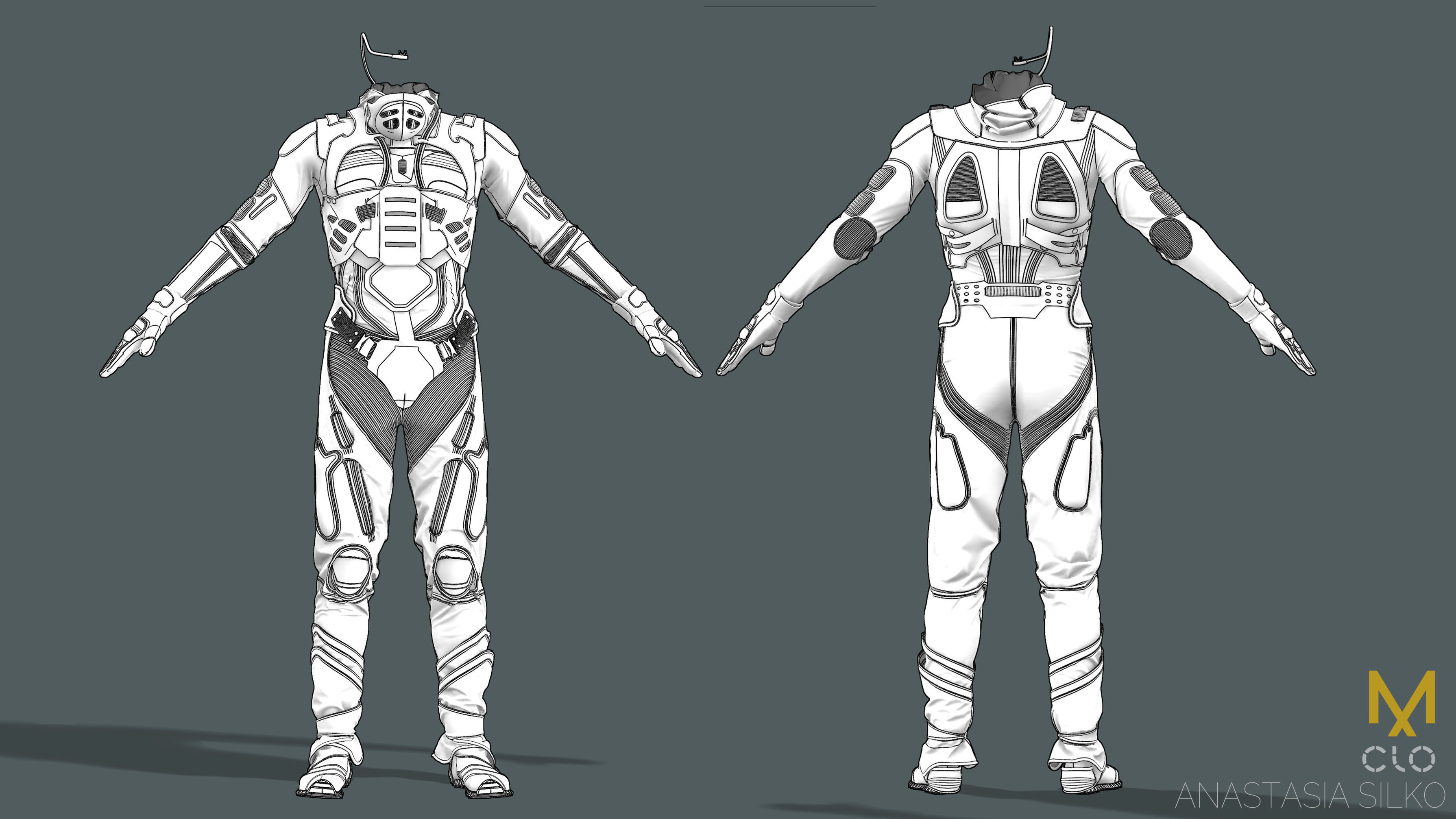 Fremen costume Dune 2021Clo3d Marvelous designer project and OBJ 3D ...