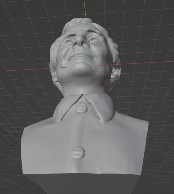 Helen Keller 3D model 3D printable | CGTrader