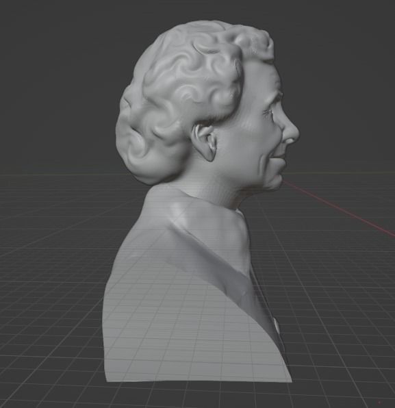 Helen Keller 3D model 3D printable | CGTrader