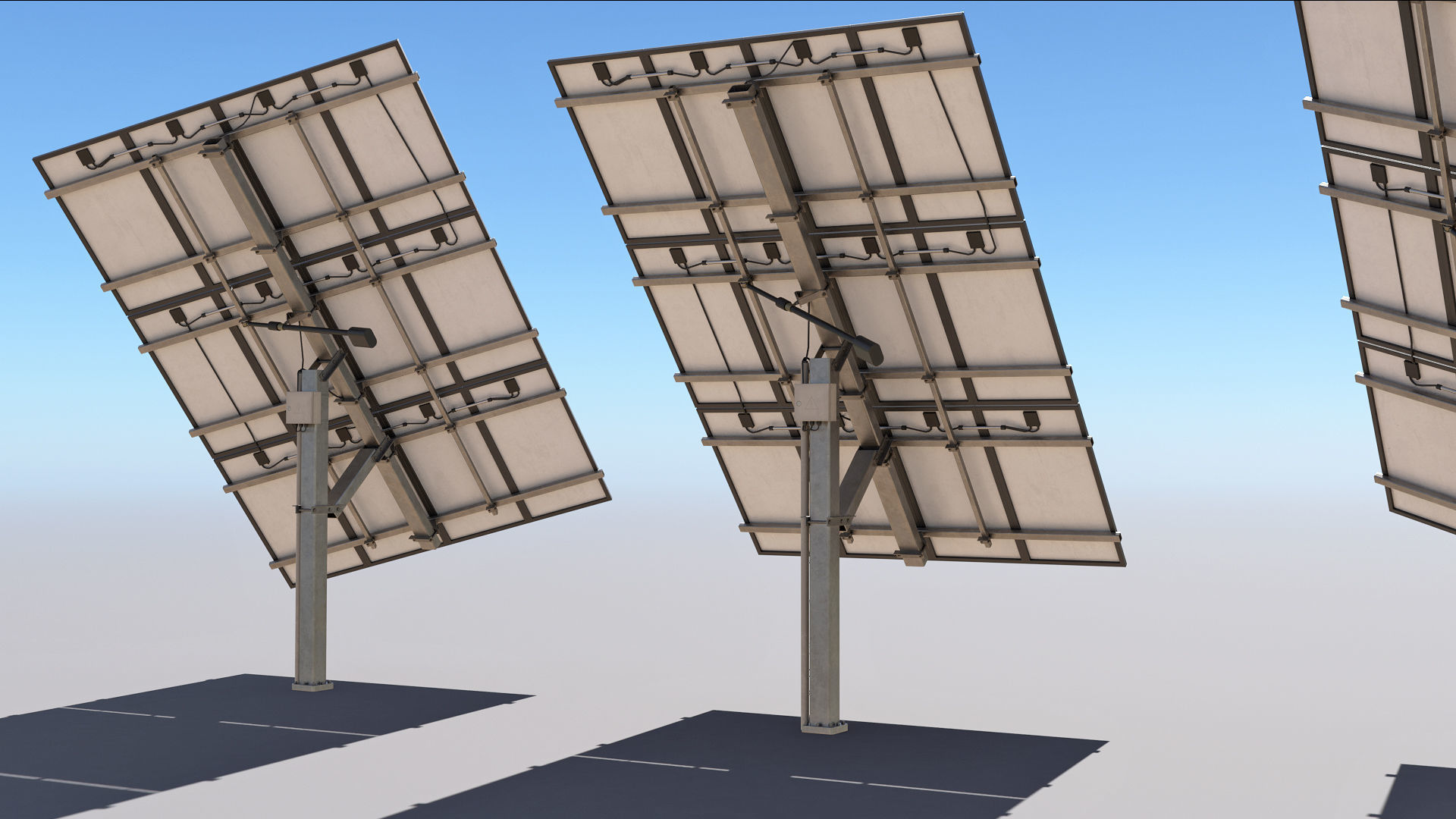 3D model Solar Panels VR / AR / low-poly | CGTrader
